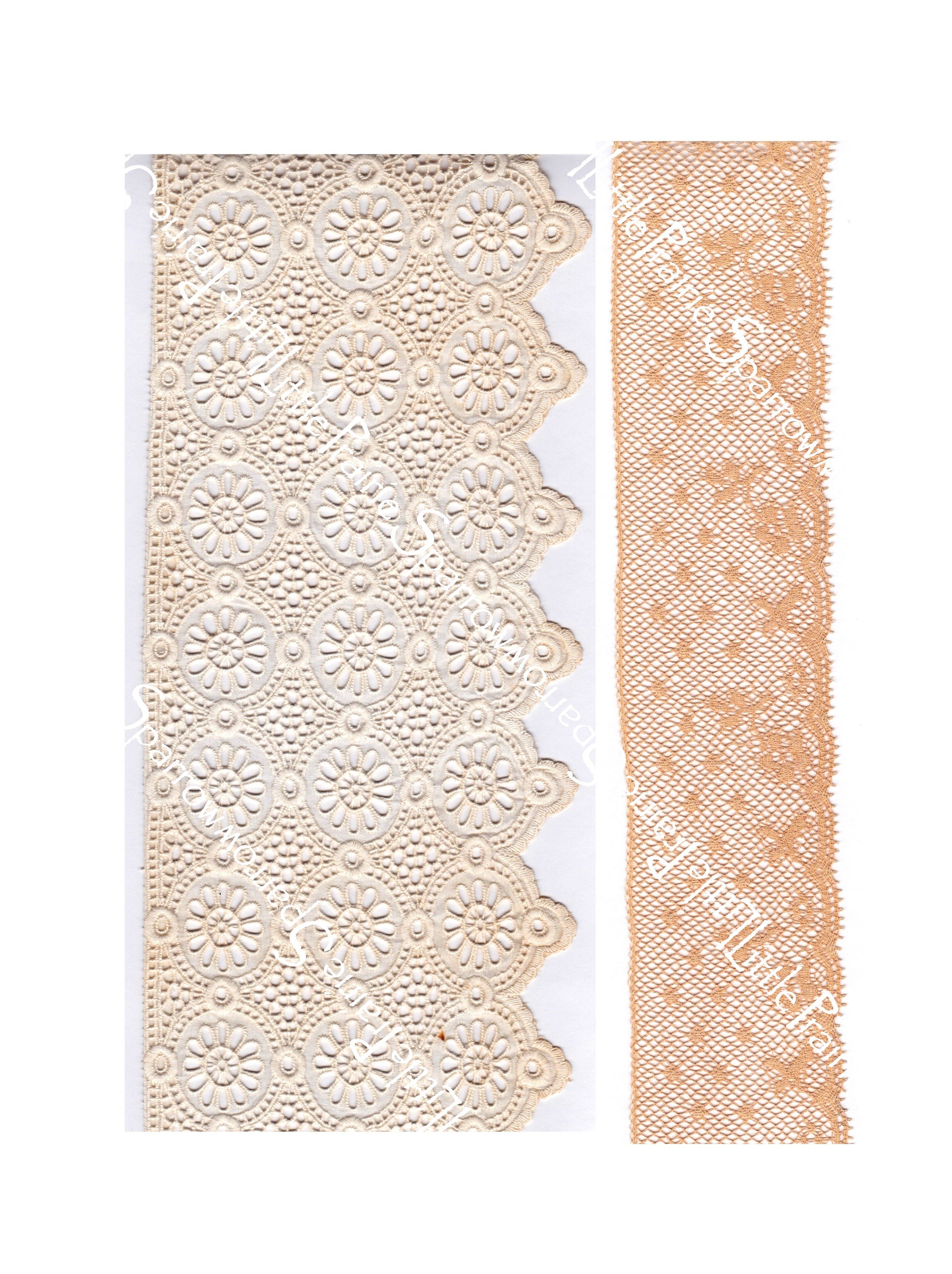 Digital Printable Vintage Lace Collage Pack, Junk Journal Vintage Lace ...