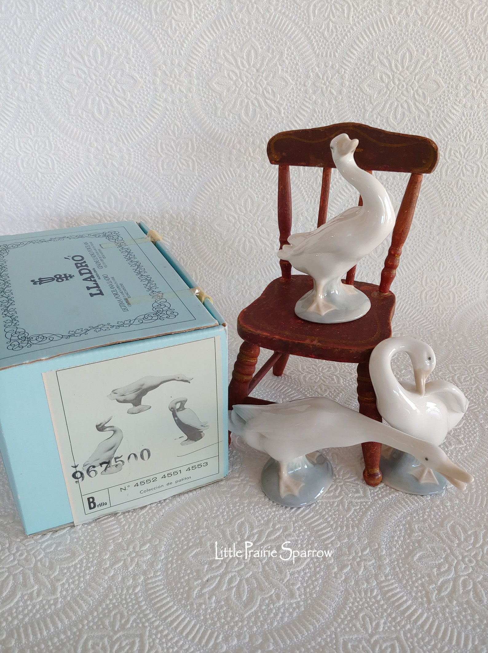 Vintage Lladro Geese Figurines, Set of 3 1970's Lladro Geese Ducks ...