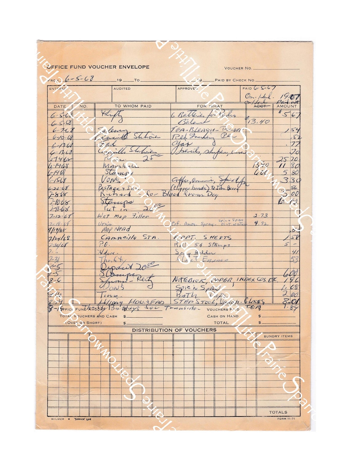 Vintage Receipts Digital Download Printable Ephemera Collage - Etsy