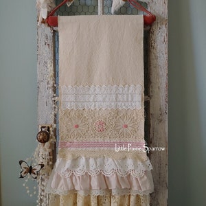 Shabby Chic Table Runner for Wedding Prop, Cake Table, Pink Holiday ...