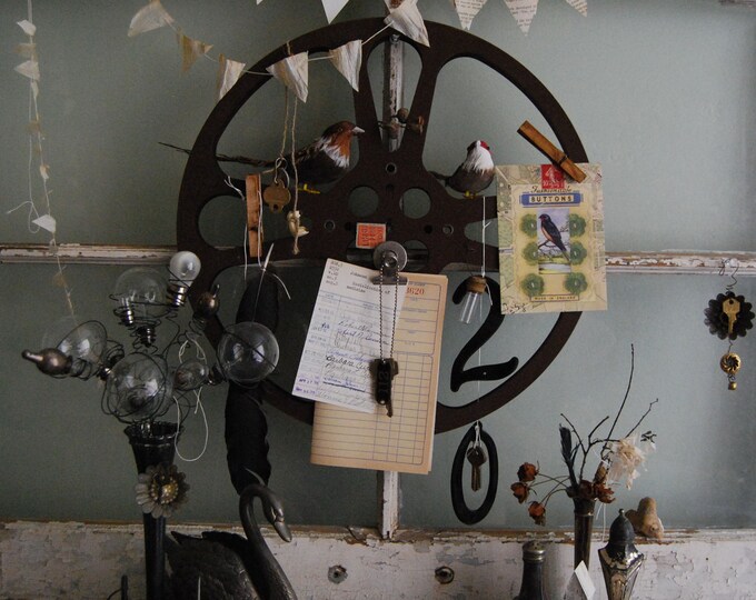 Reels of Fun - Vintage Film Reel Bulletin Board Display - Etsy