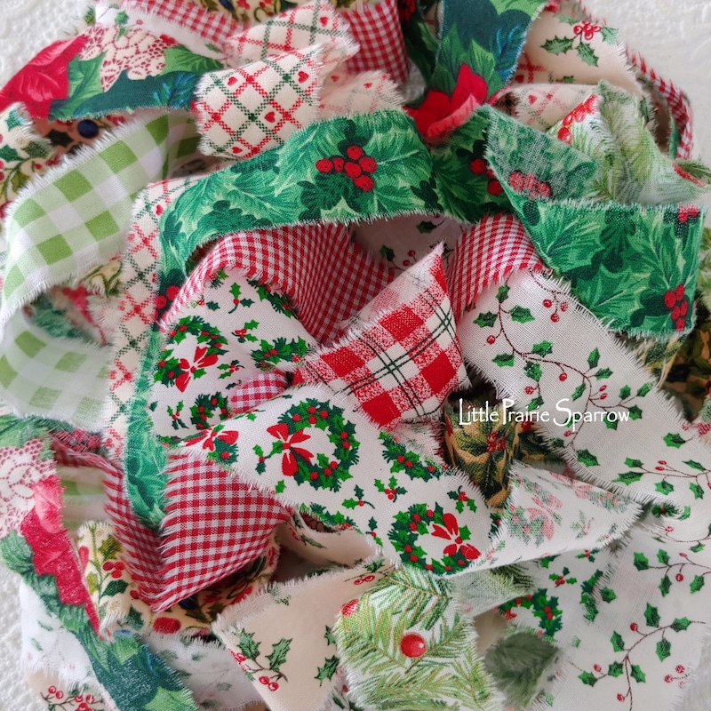 Torn Fabric Garland - Etsy