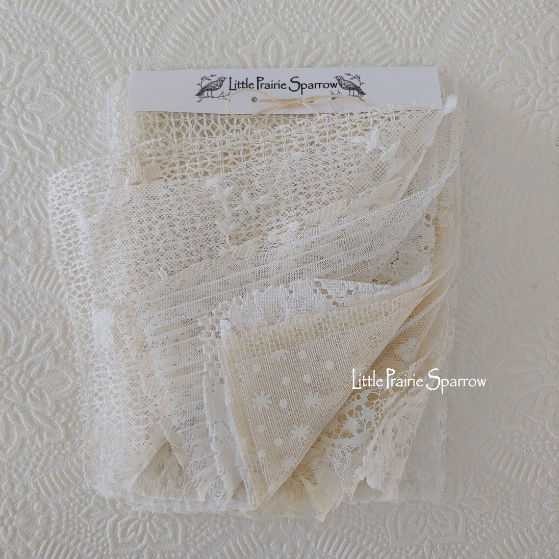 Vintage Lace Bundle Sewing Sample Kit for Junk Journals - Etsy