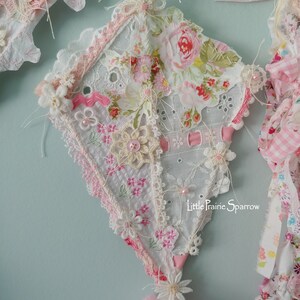 Pink Fabric Kites Set of 3 for Wedding Prop, Baby Shower, Girls Nursery ...