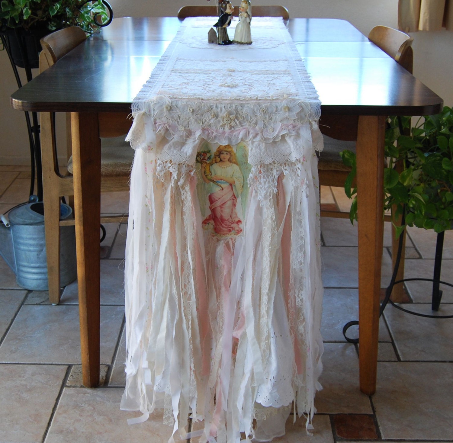Pink Table Runner for Wedding Prop Cake Table Holiday Table - Etsy