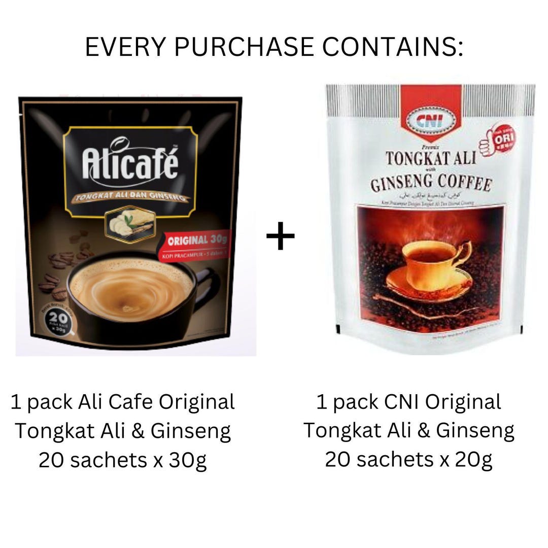 1 Pack Alicafe Tongkat Ali & Ginseng 20 Sachets X 30grams 1 Pack CNI ...