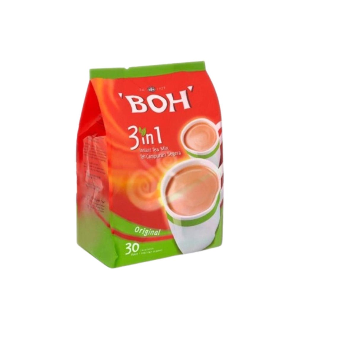 Boh Instant Tea Mix 3 in 1 Original ( 2 Packs X 30 Sachets X 20g ) - Etsy