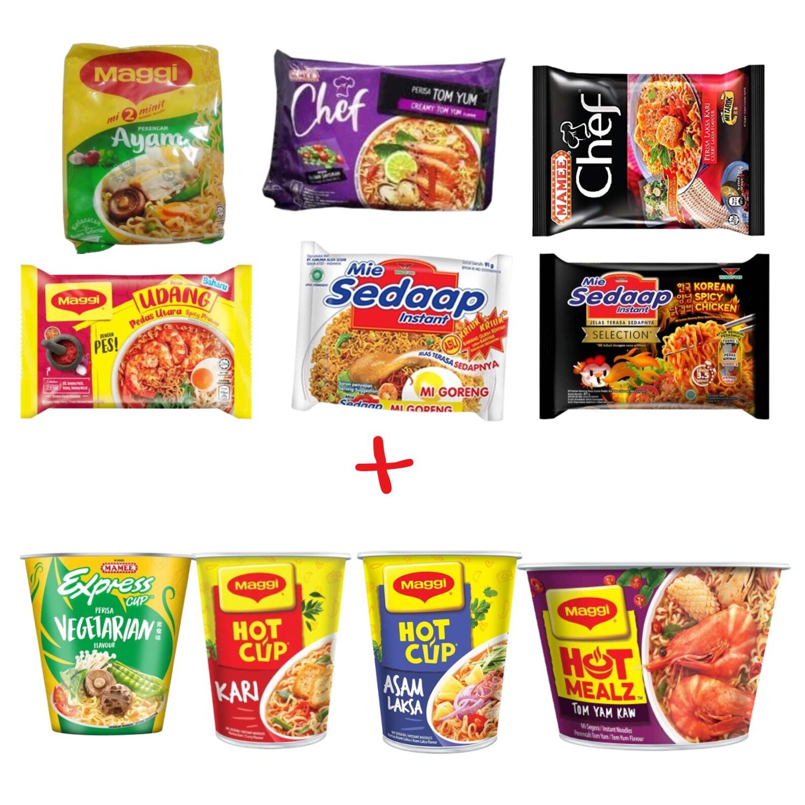 Malaysian Famous Noodle Mix 10 Flavour - Etsy