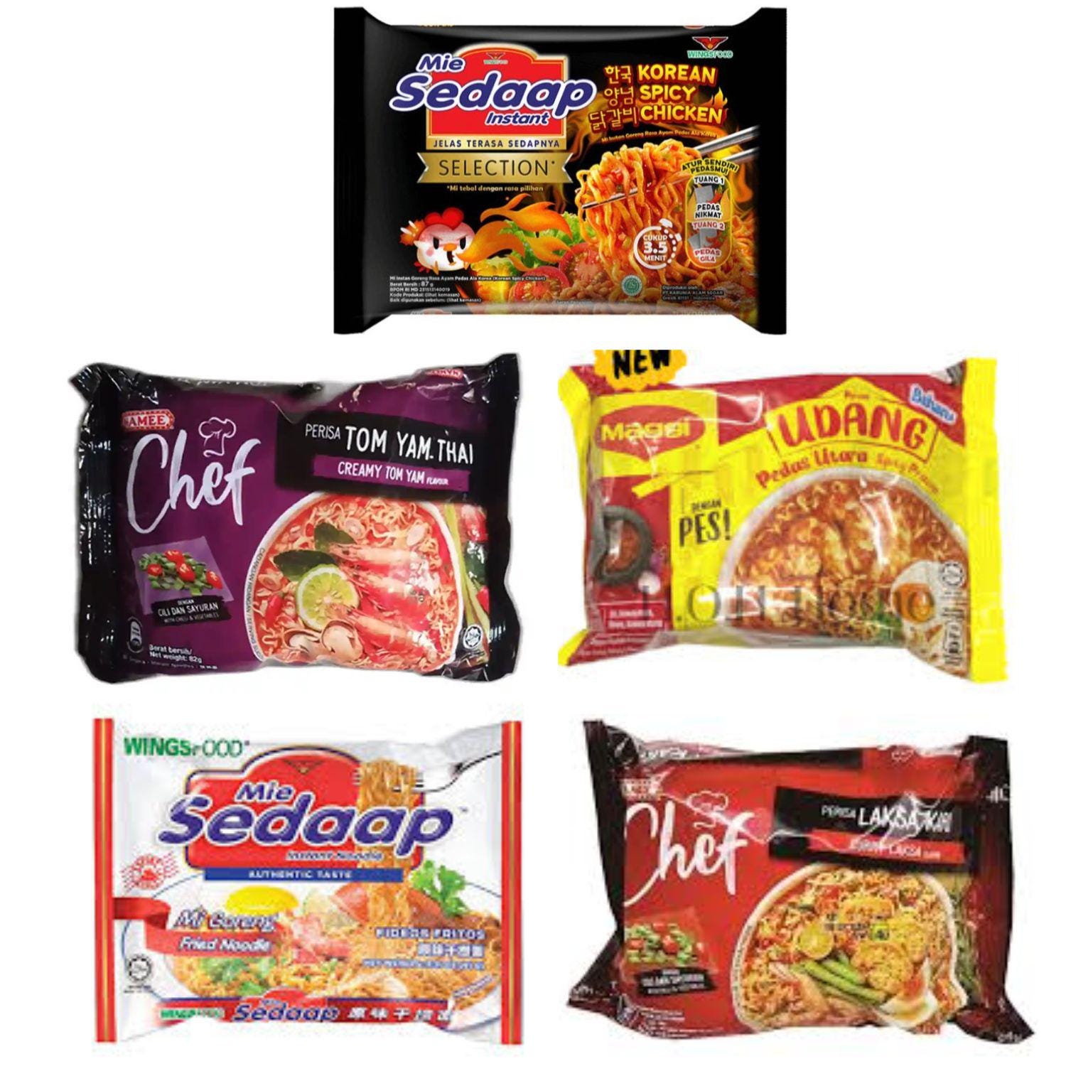 Malaysian Famous Noodle Mix 10 Flavour - Etsy