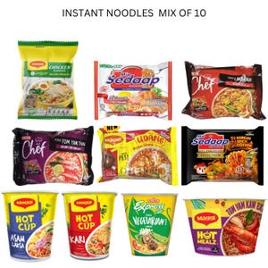 Malaysian Famous Noodle Mix 10 Flavour - Etsy
