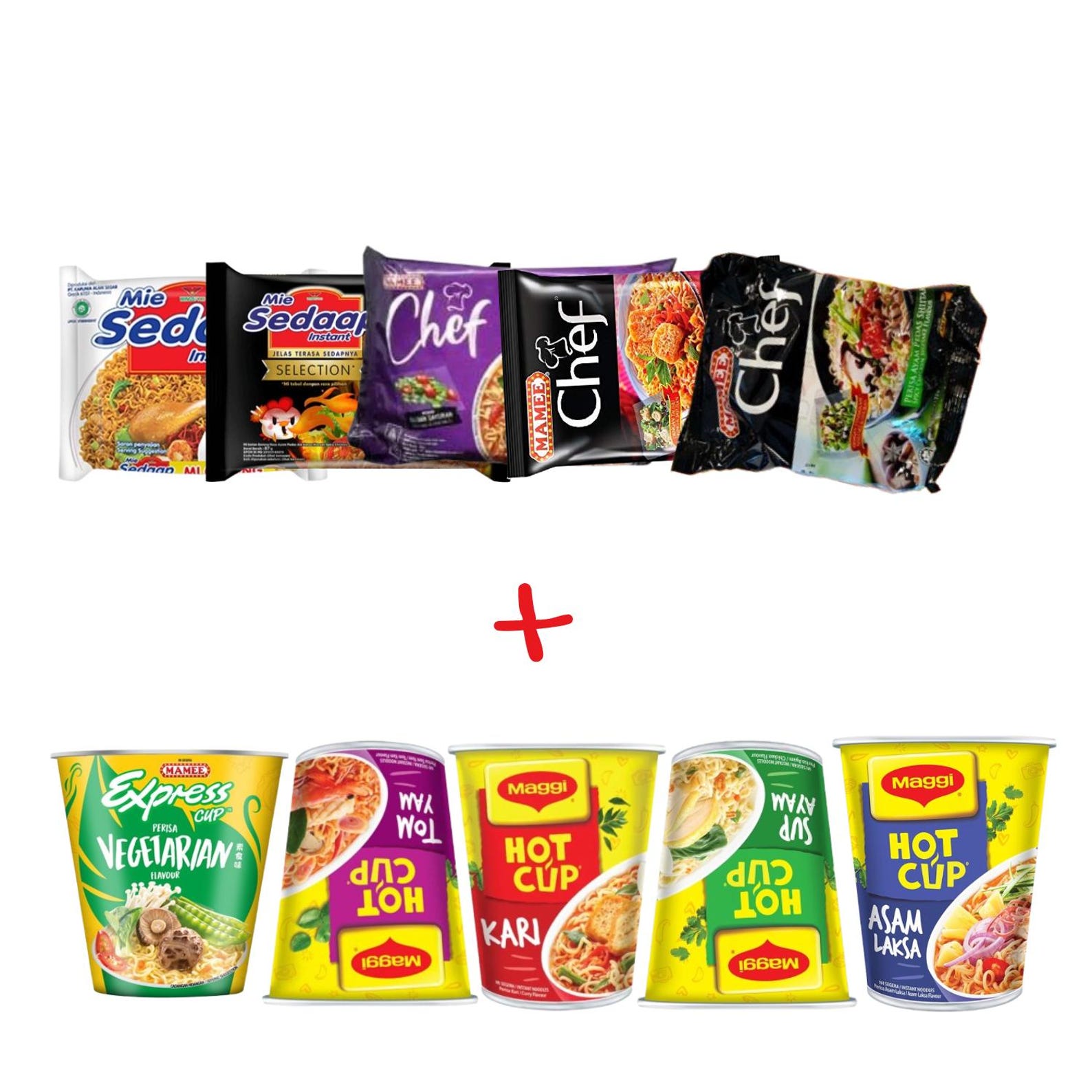 Malaysian Instant Noodle Mix 10 (assorted) - Etsy