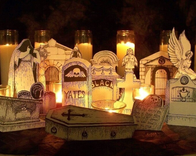 Instant Cemetery Display - Etsy