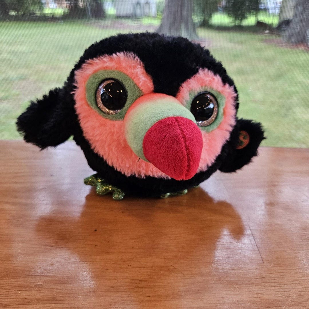 Zuru Pets Alive Chirpy Birds TOUCAN Electronic Pet Toy Whistles 10" SEE ...