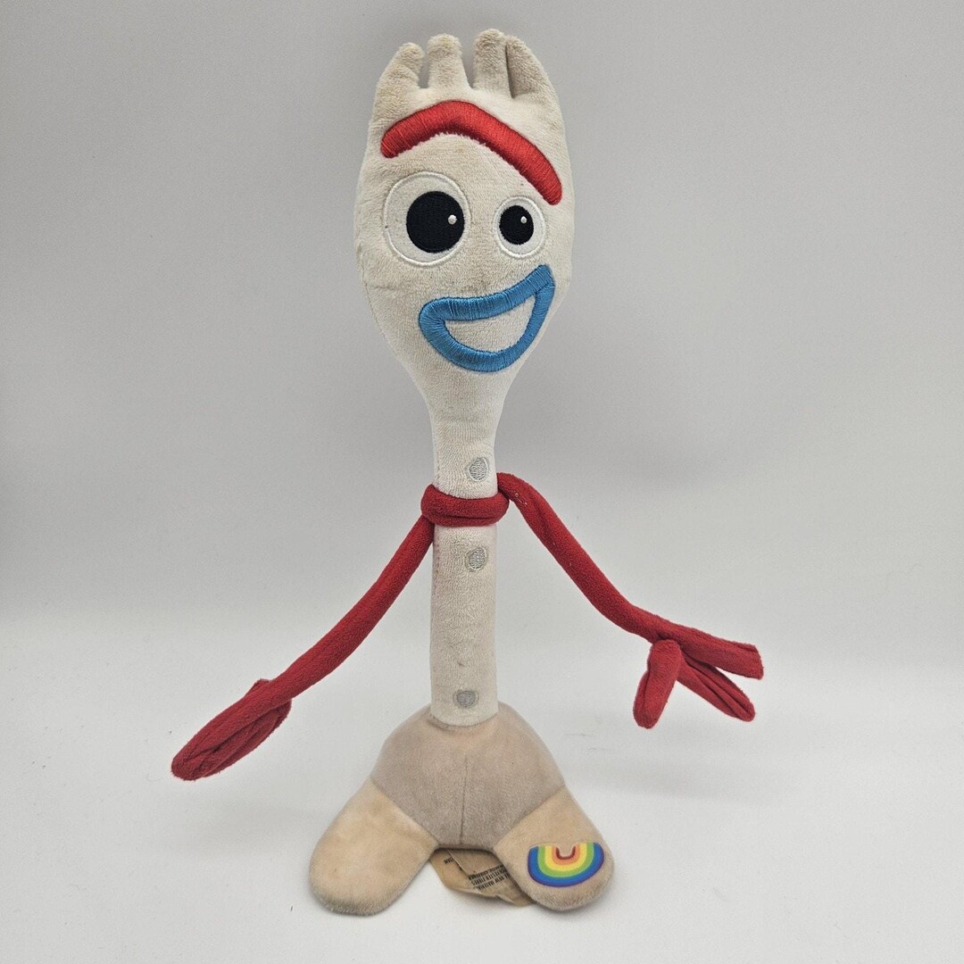 Disney Pixar Toy Story 4 Forky Plush Stuffed Toy Disney Store Soft Doll ...