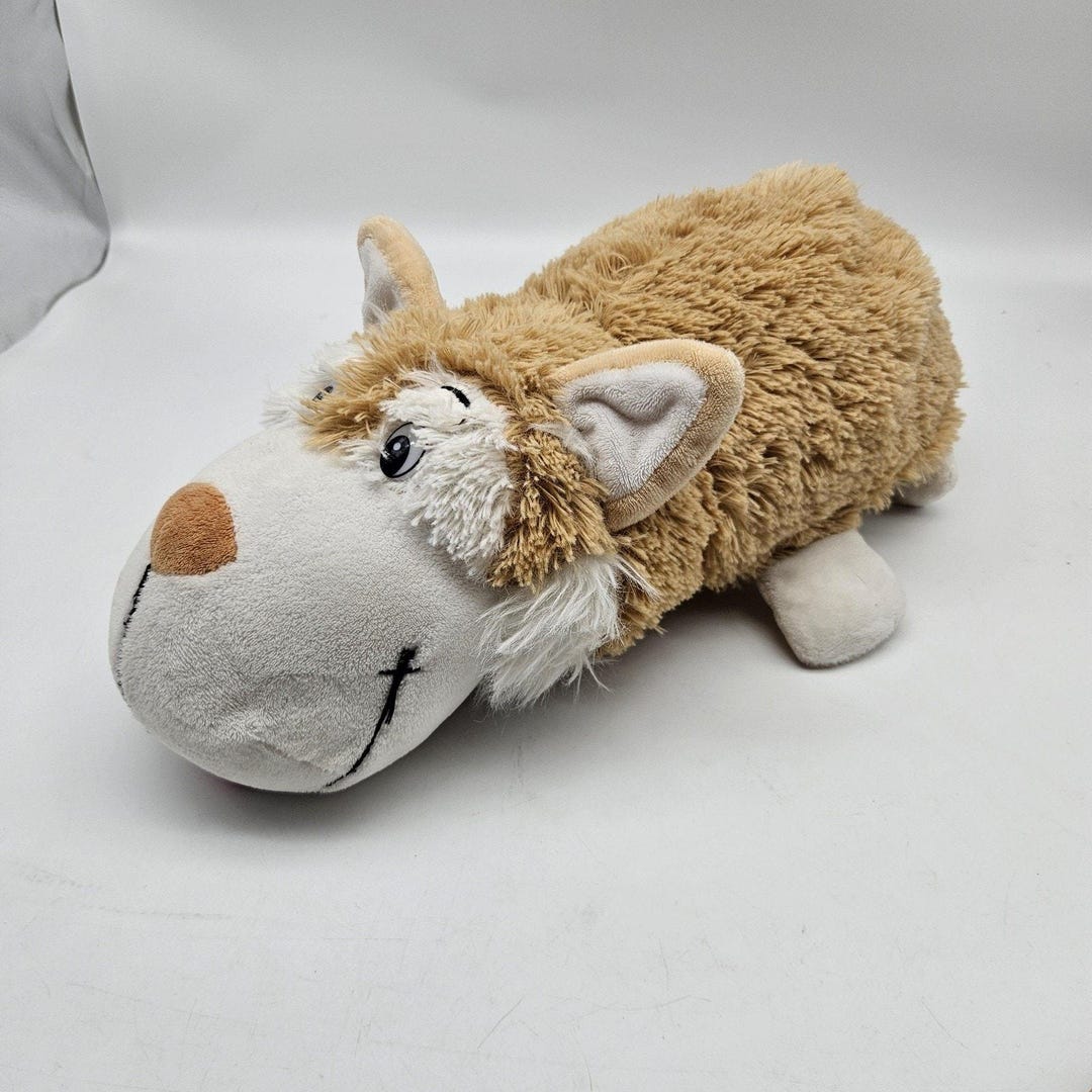 Flipazoo Polar Bear Dog Plush Pillow Pet Style Large Stuffed Toy - Etsy