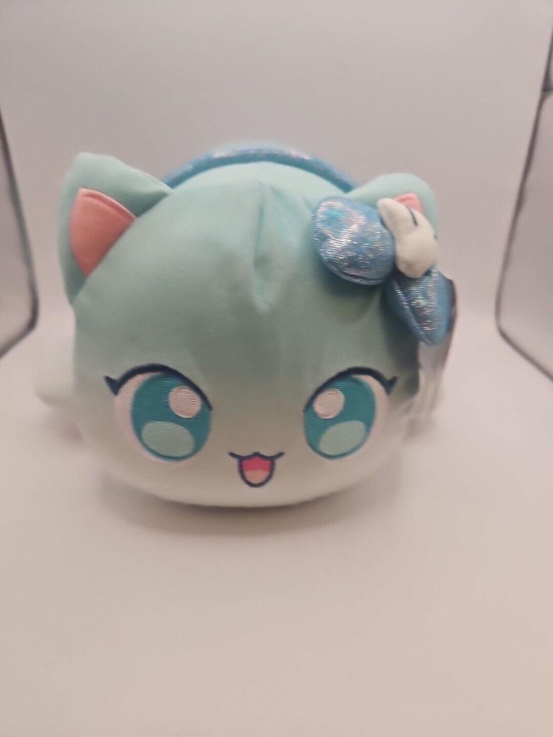 Blue Mermaid Meemeows Catface Plush Stuffed Animal Large 10” Cat Cute ...