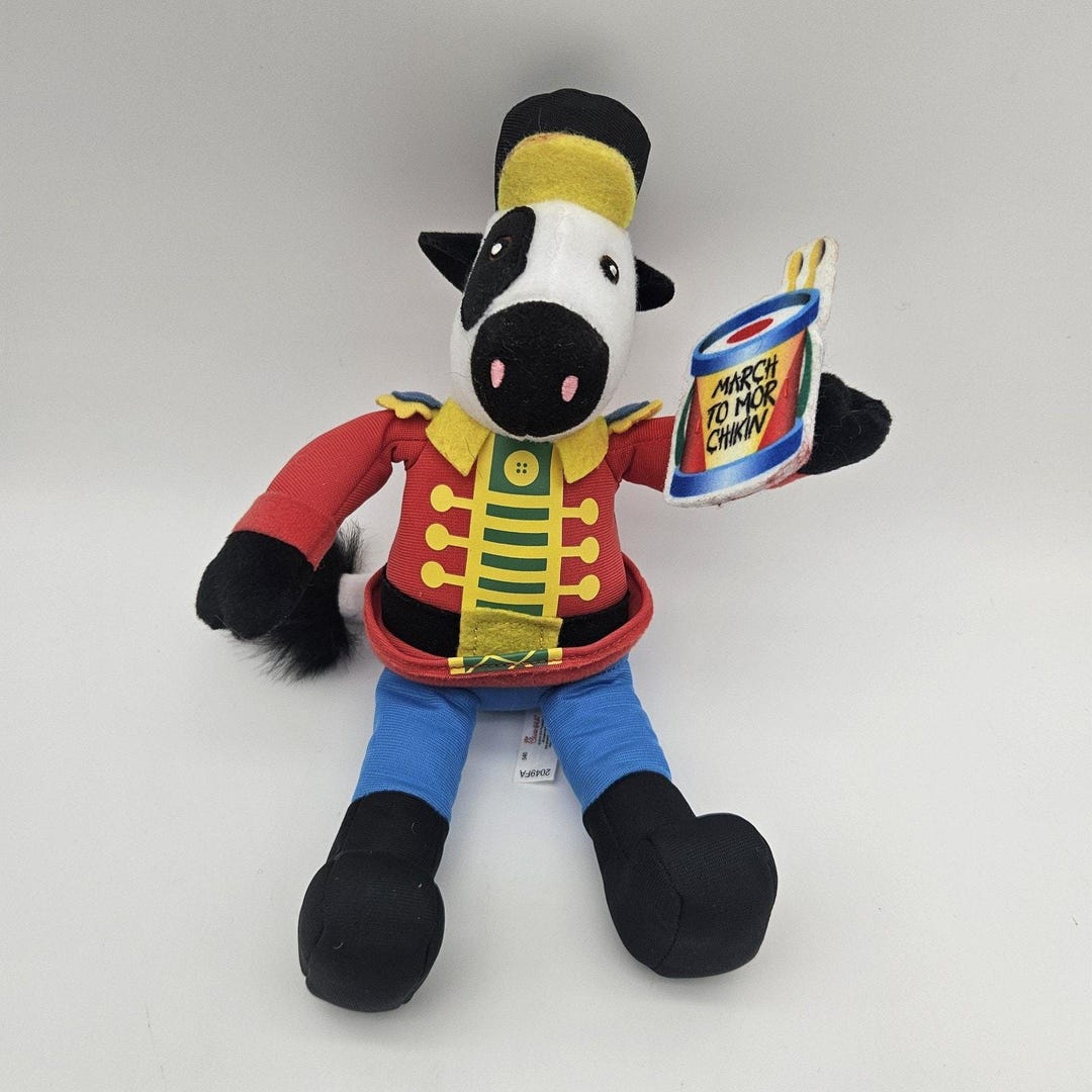 Chick-fil-a Cow Marching Band Drum Plush Stuffed Animal Toy Eat Mor ...