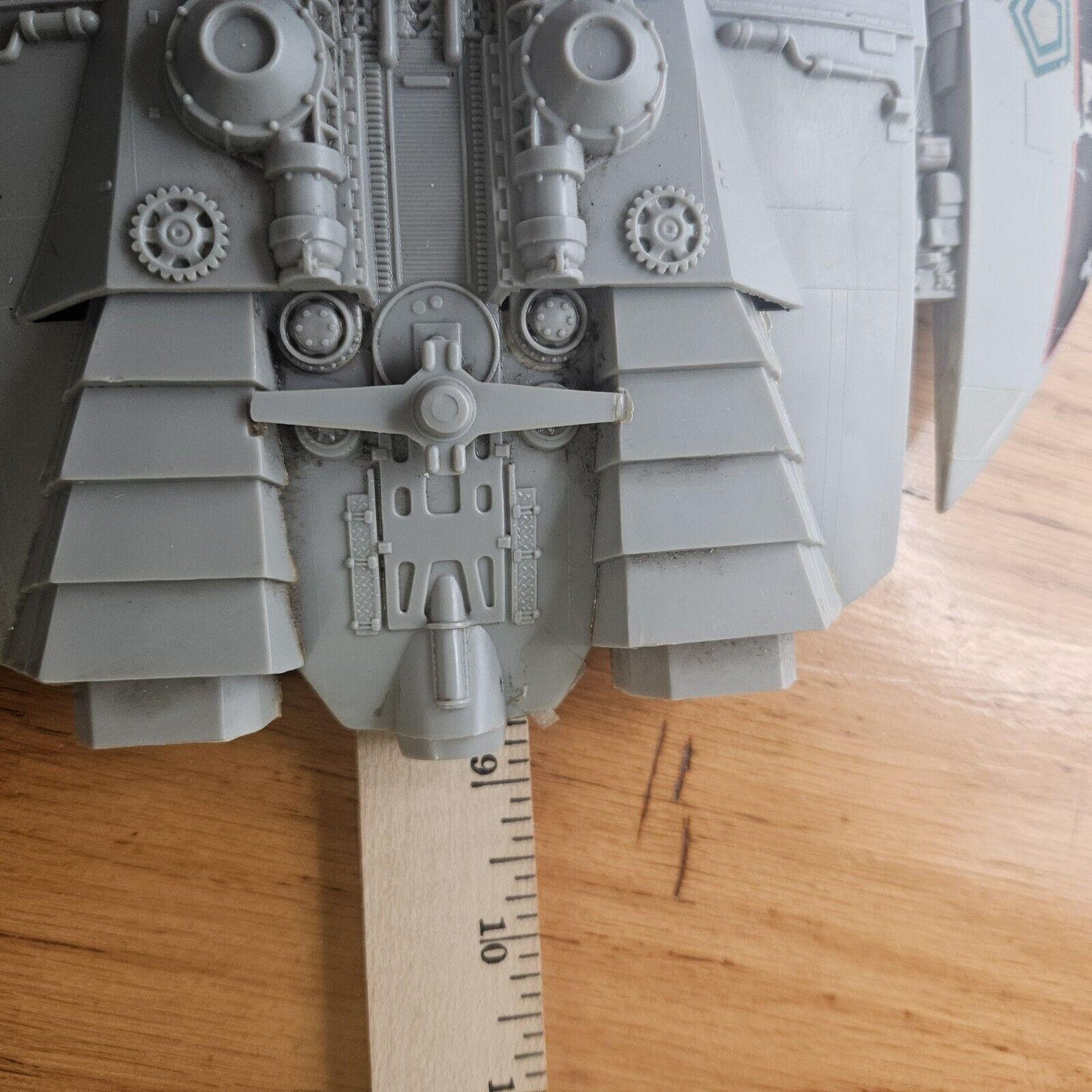 Rare Revell Battlestar Galactica Cylon Raider 85-3616 Plastic Model Kit ...