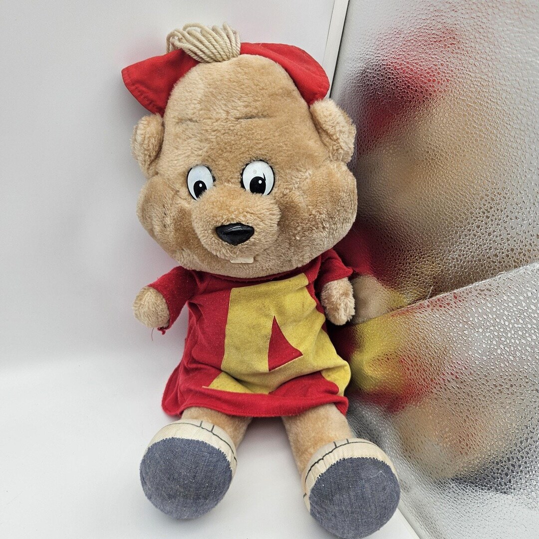 VTG CBS Alvin Chipmunks Plush 12" Stuffed Animal Talking Pull 1983 - Etsy