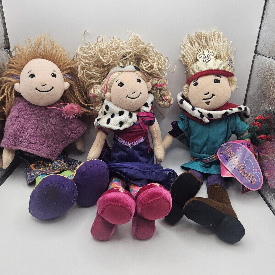 Groovy Girls Plush Dolls Dreamtastic Prince Lance Queen Lucinda Siri ...