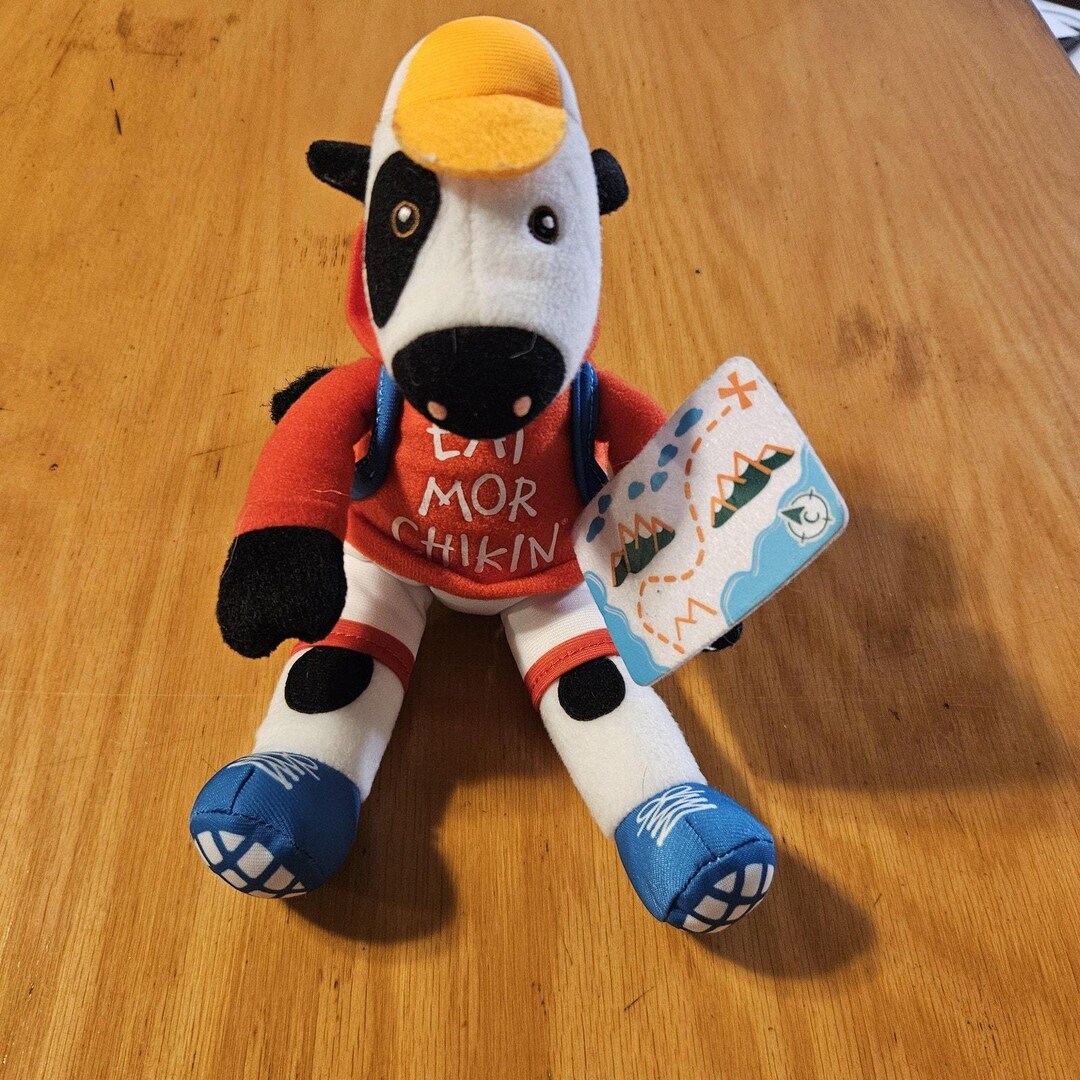 Chick Fil A Eat Mor Chikin Cow Plush Backpack Map Toy Stuffed Animal ...