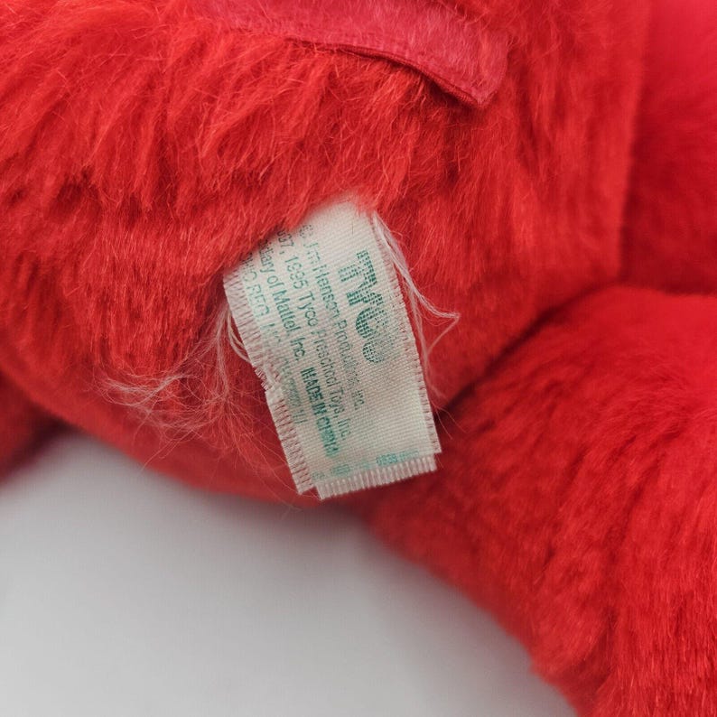 VINTAGE 1995 TYCO Sesame Street Tickle Me Elmo Original Plush - Etsy