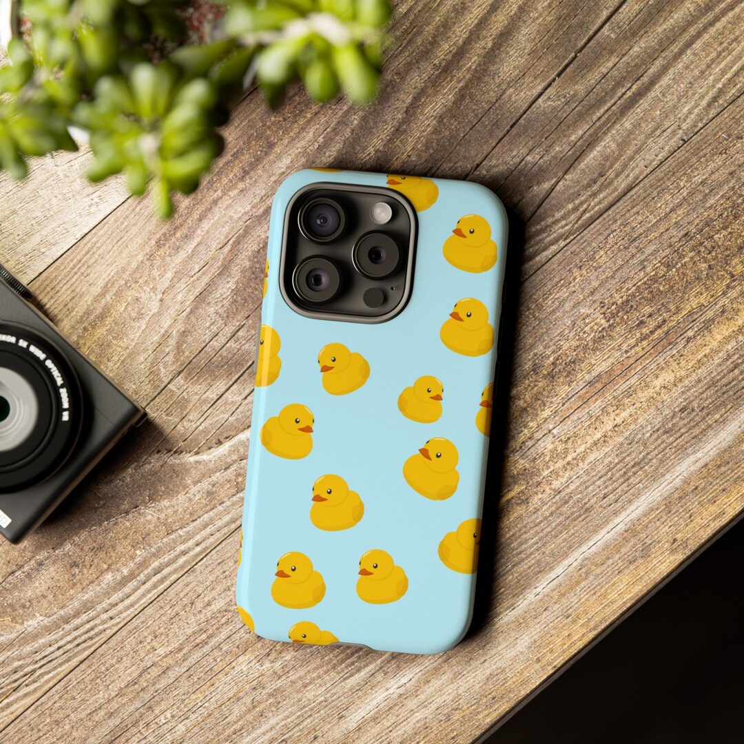 Squeaking Duck Case Blue Ducks Phone Case Suitable for Iphone, Samsung ...