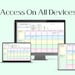 Excel Monthly Planner Template - Etsy