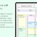 Excel Monthly Planner Template - Etsy