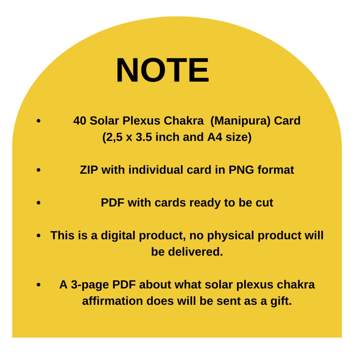 Solar Plexus Chakra Affirmation Cards, Affirmation Cards Digital ...