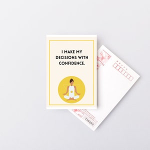 Solar Plexus Chakra Affirmation Cards, Affirmation Cards Digital ...