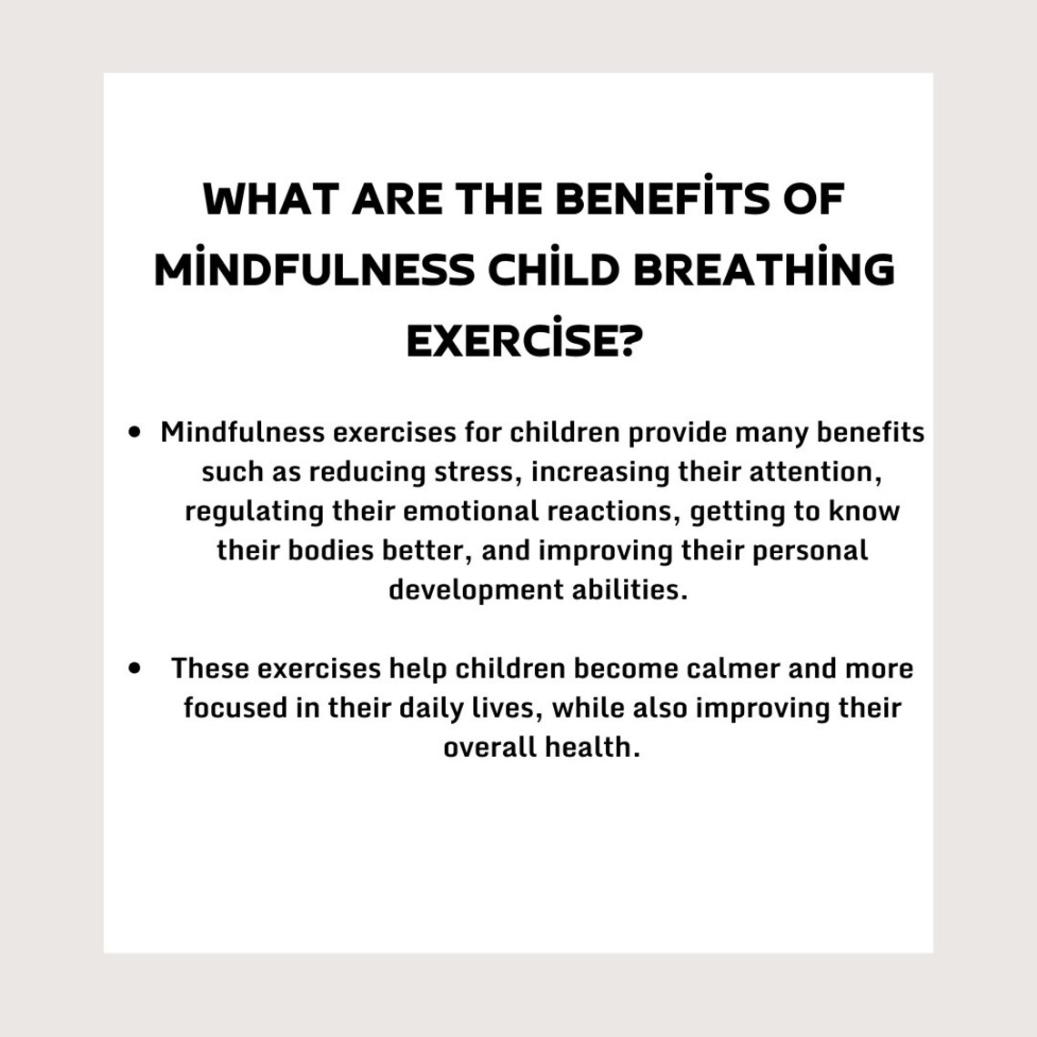 Breathing Activity for Kids, Mindful Breathing Printable Activity Kit ...