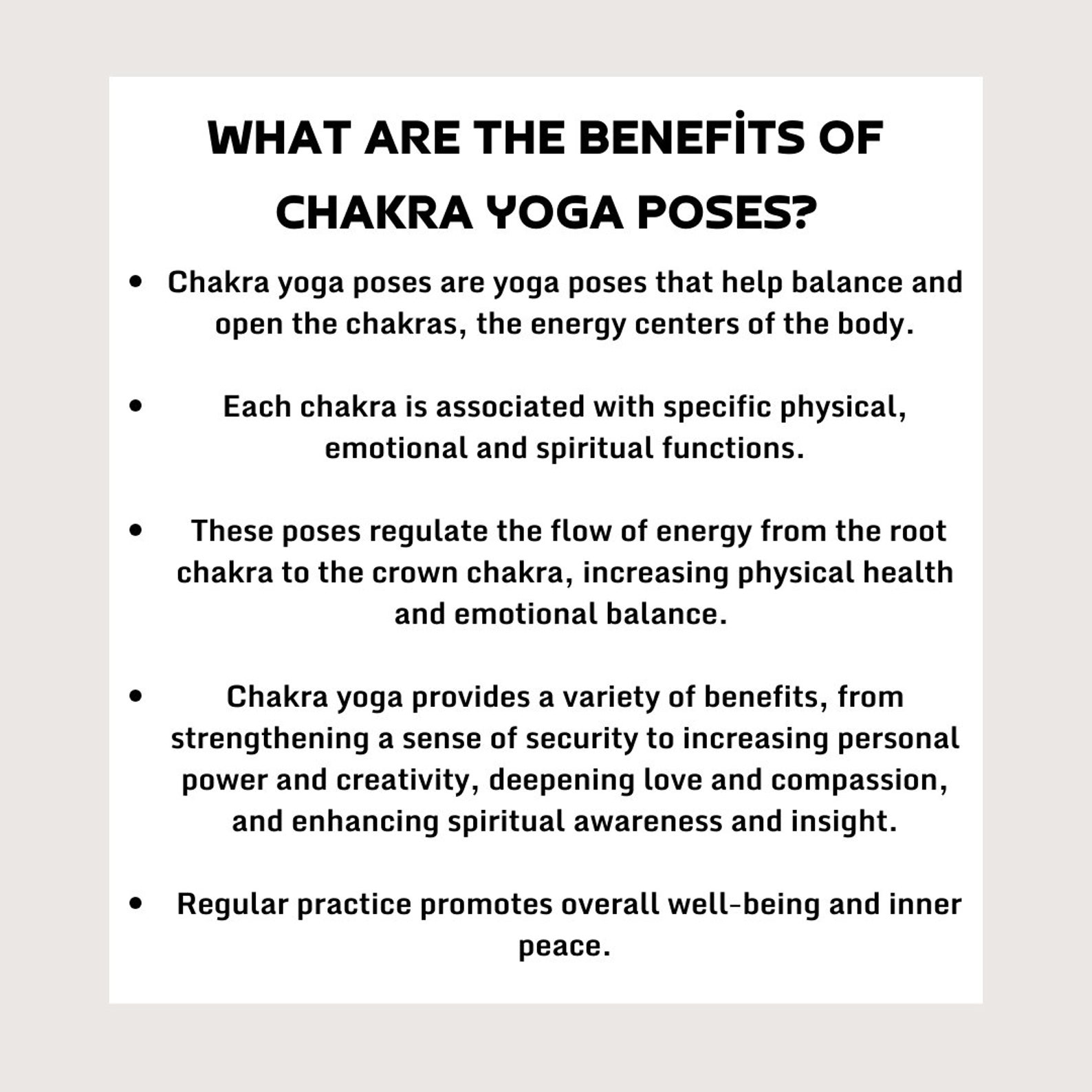 Chakra Yoga Poses Cheat Sheets, Digital Download PDF, Chakra Yoga Poses ...