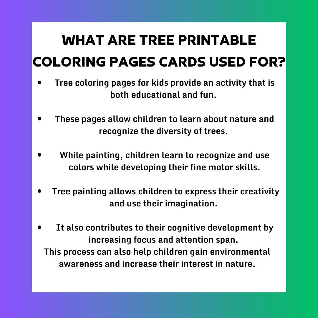48 Tree Coloring Pages, Tree Coloring Pages for Preschool and ...