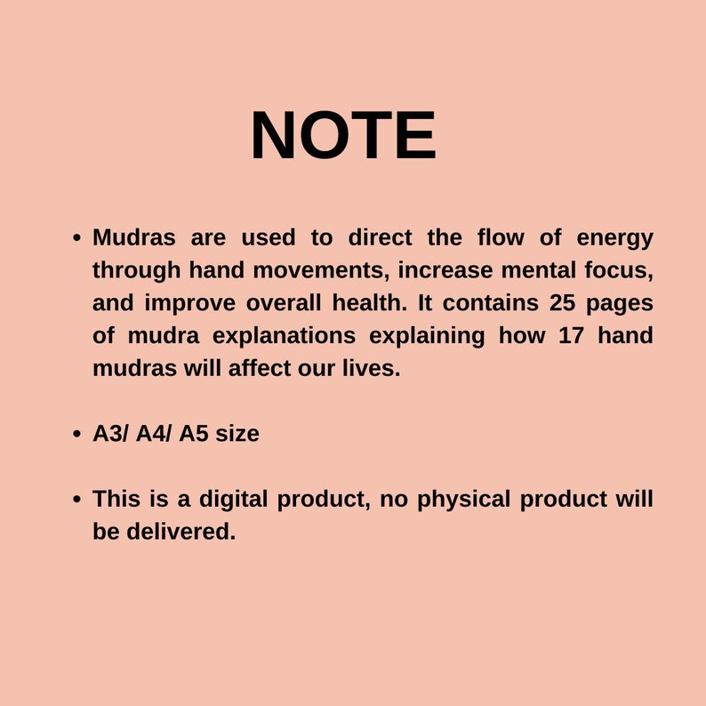 Mudra Hand Cards Collection of 16 With Sanskrit Names, Printable E-book ...