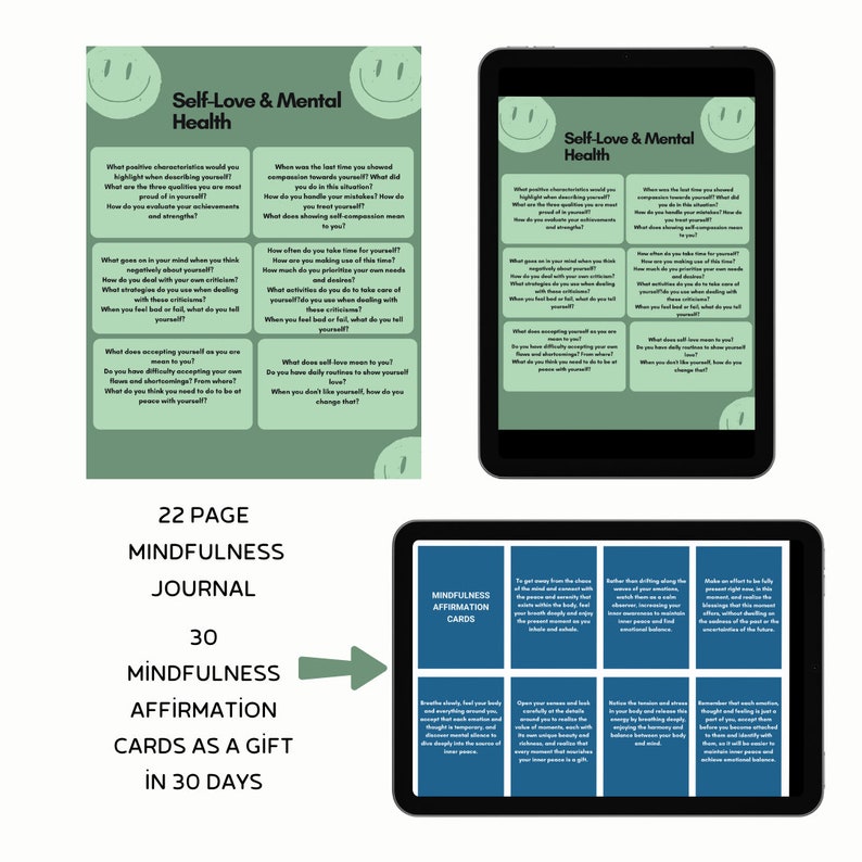 Digital Mindfulness Journal With Daily Reflections Journal With ...