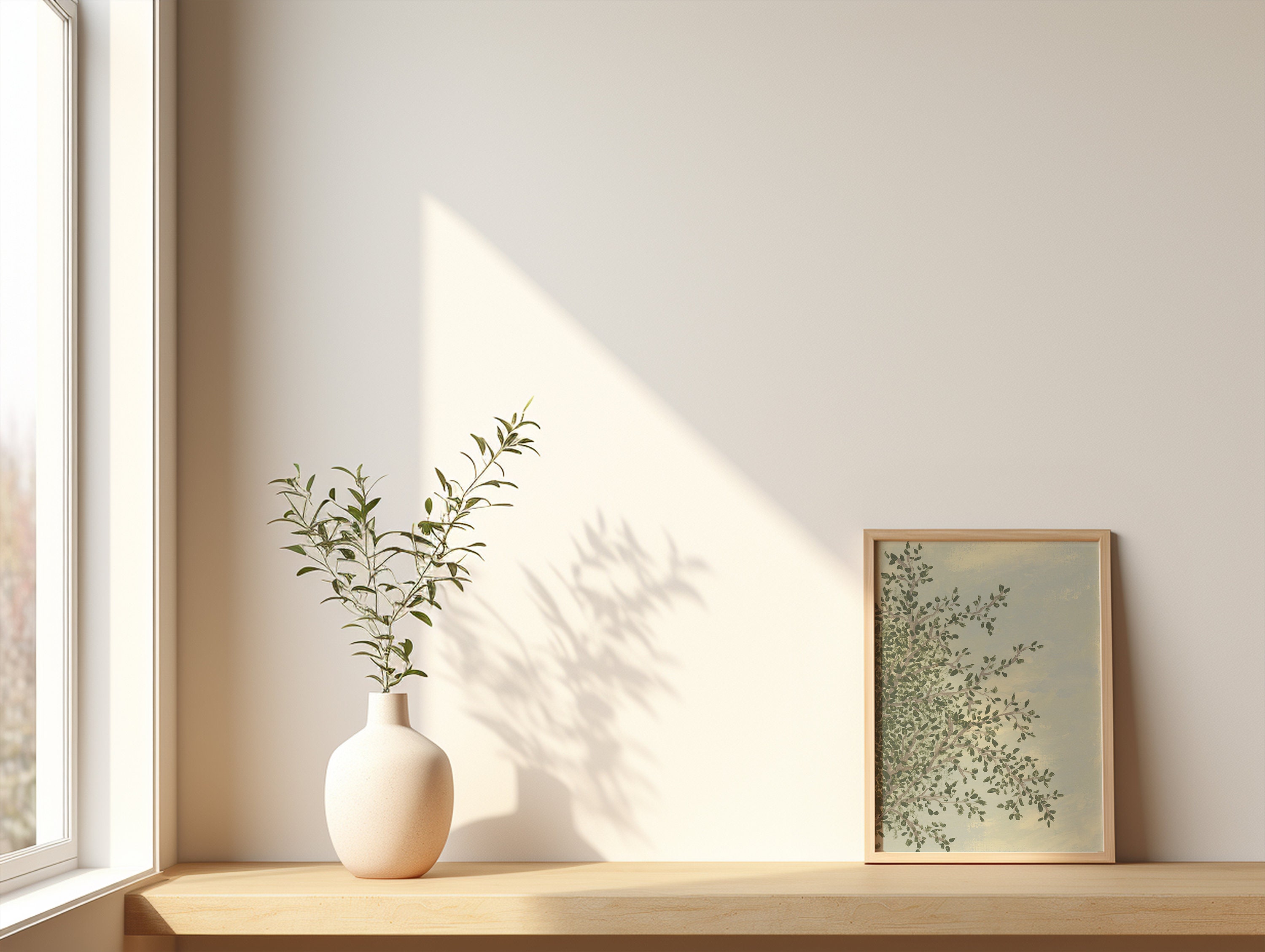 Delicate Branches, Textured Fine Art Print of Original Taelyn K Crosby ...