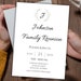Family Reunion Invitation, Family Gathering Template, Customizable ...