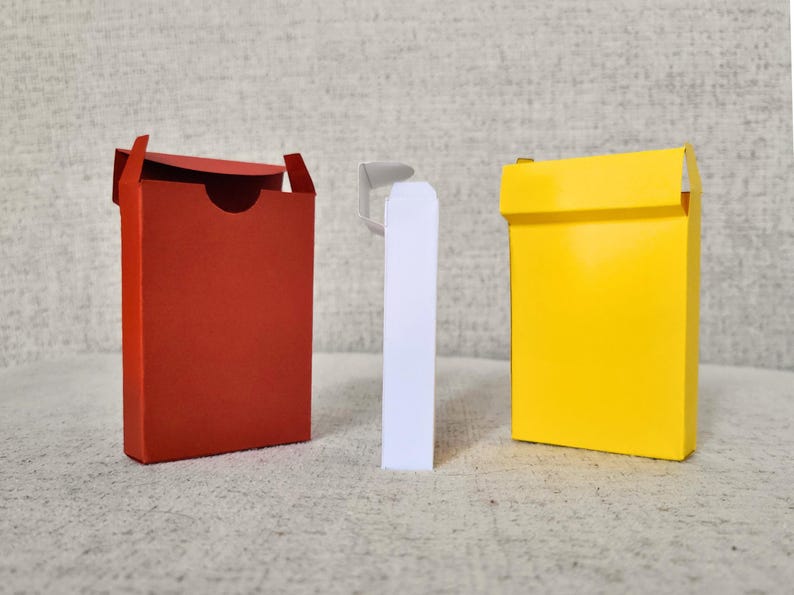 Printable Playing Card Deck Box Template - Etsy