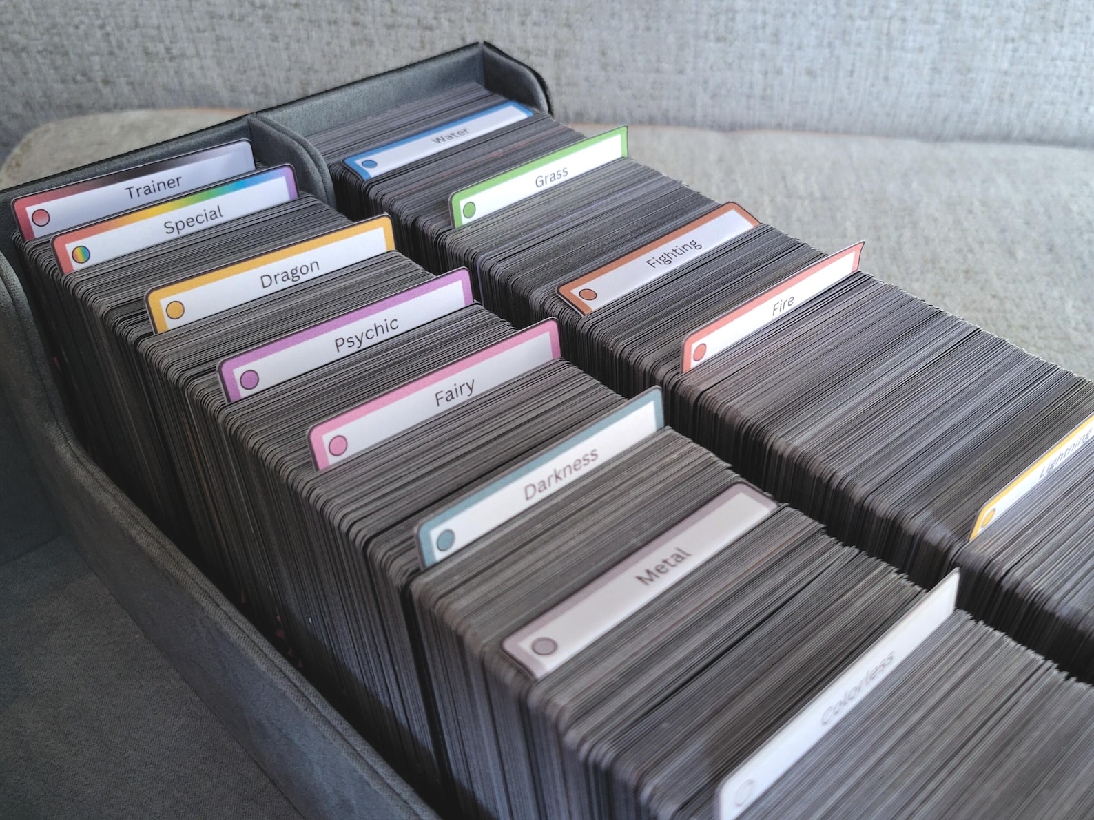 Printable Trading Card Dividers With Editable Color-coded Labels | 11 ...