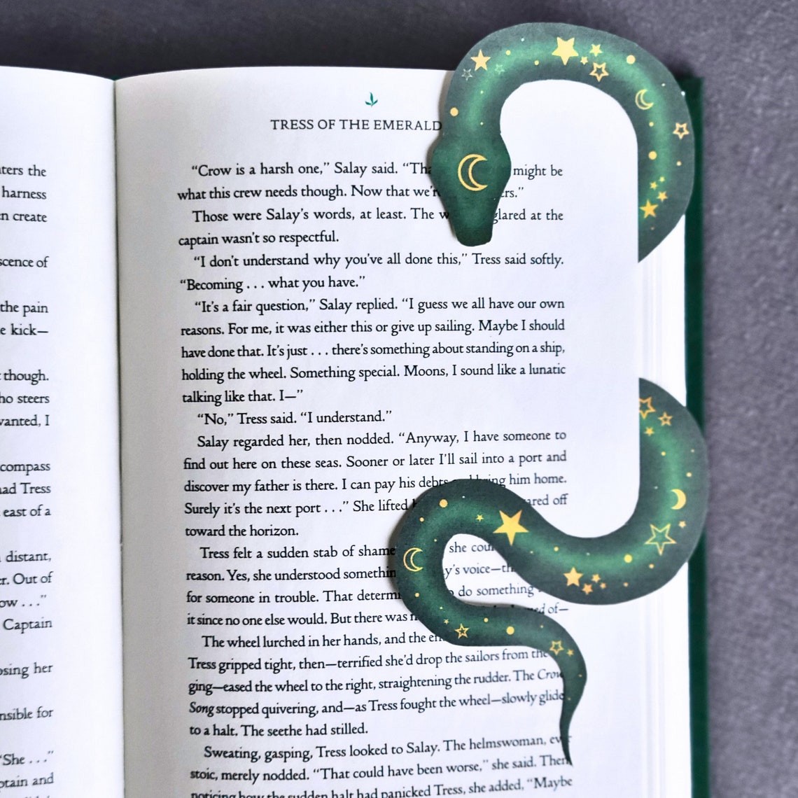 Celestial Snake Bookmarks With Moons & Stars Printable Bookmark - Etsy