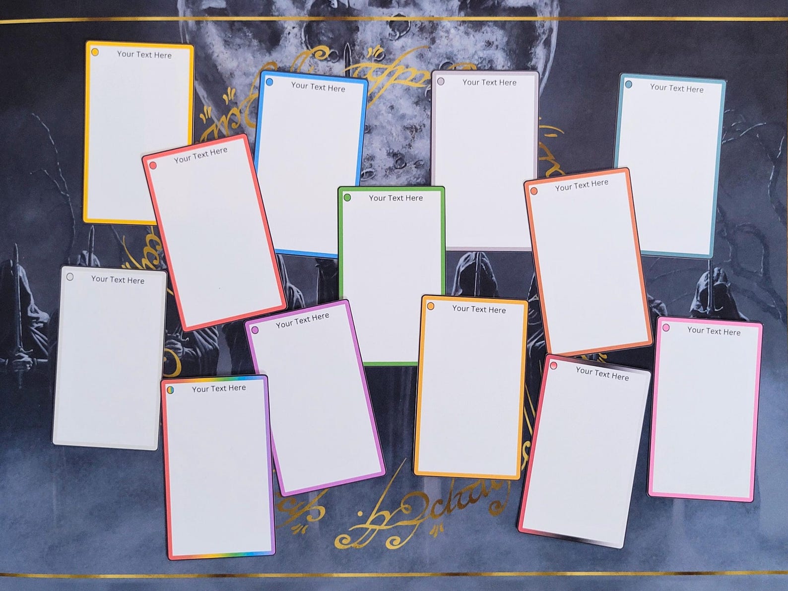 Printable Trading Card Dividers With Editable Color-coded Labels | 11 ...