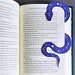 Celestial Snake Bookmarks With Moons & Stars Printable Bookmark - Etsy