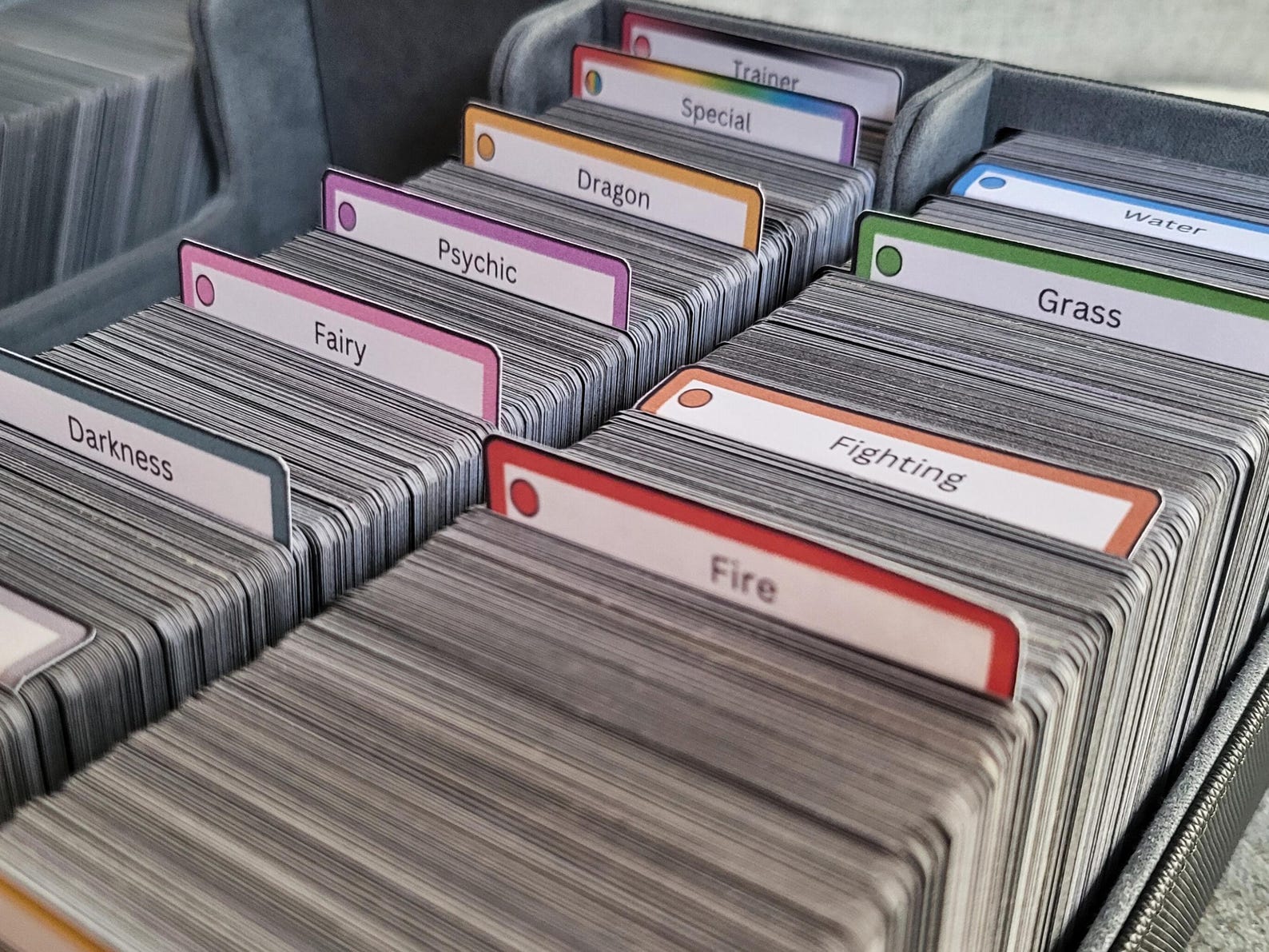 Printable Trading Card Dividers With Editable Color-coded Labels | 11 ...