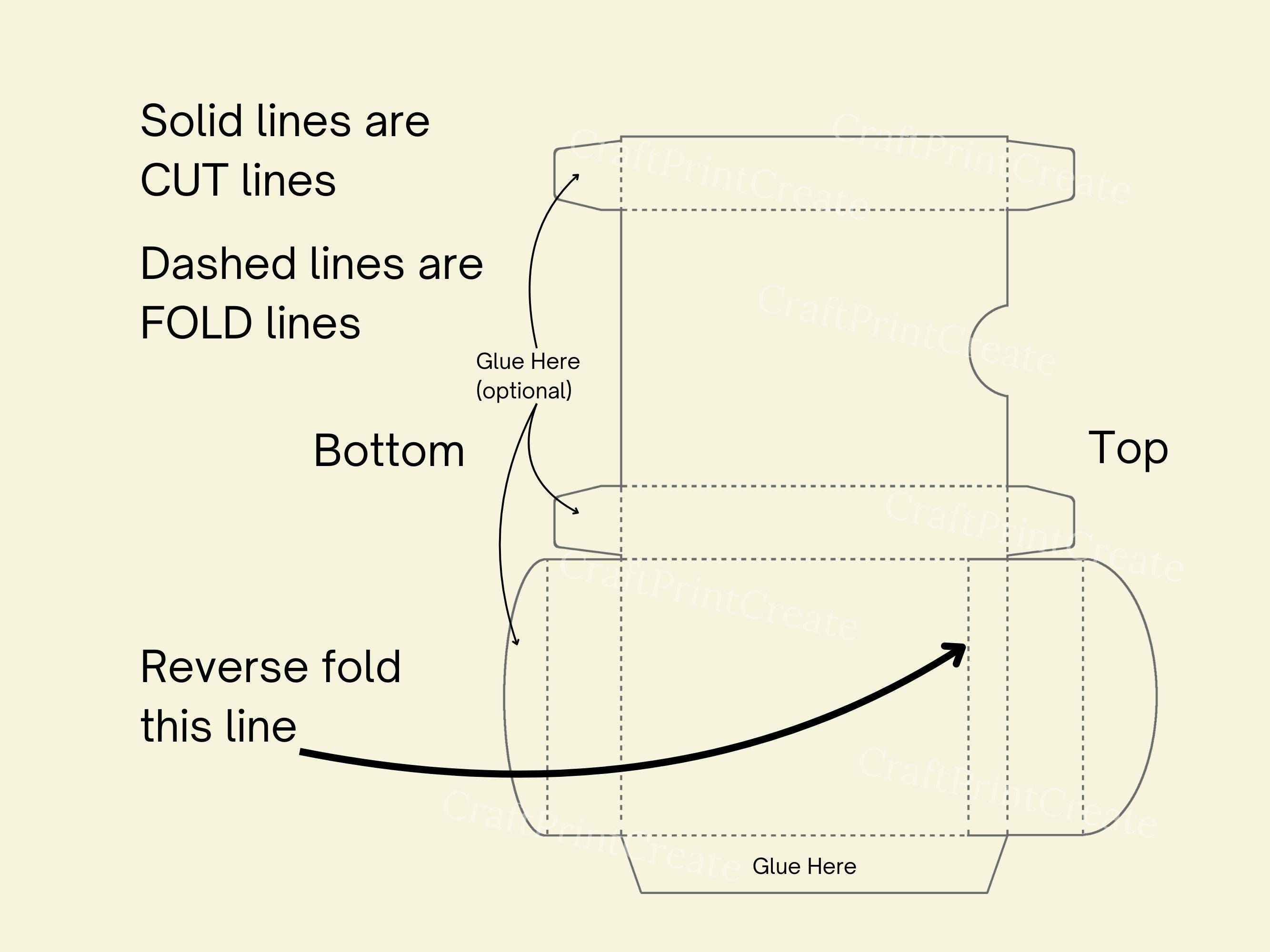 Printable Playing Card Deck Box Template - Etsy