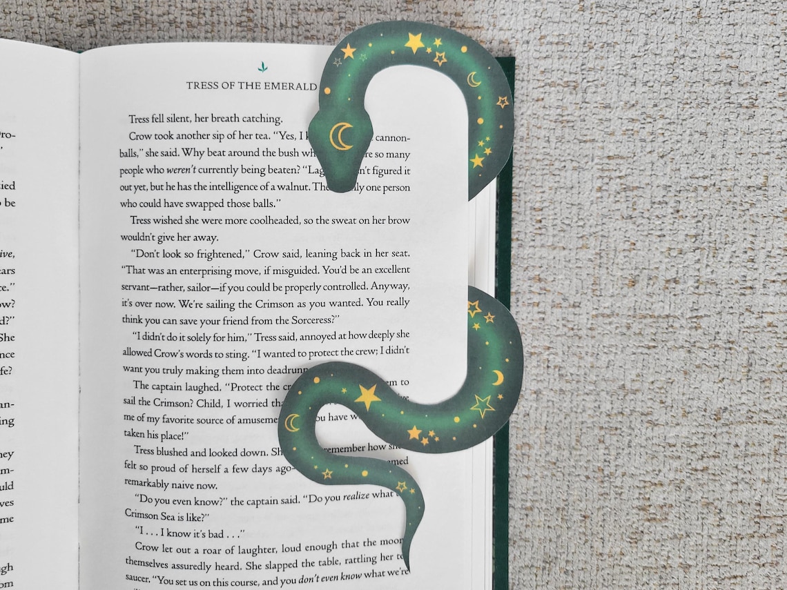 Celestial Snake Bookmarks With Moons & Stars | Printable | DIY Print ...
