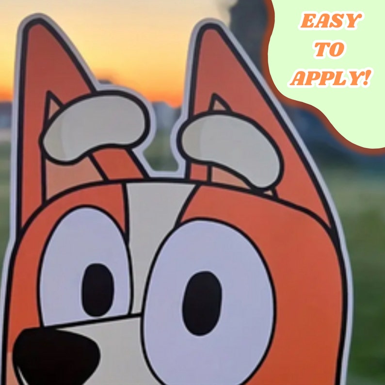 SALE Bluey Car Sticker BLUEY and BINGO Inspired Car Stickers, Dog ...