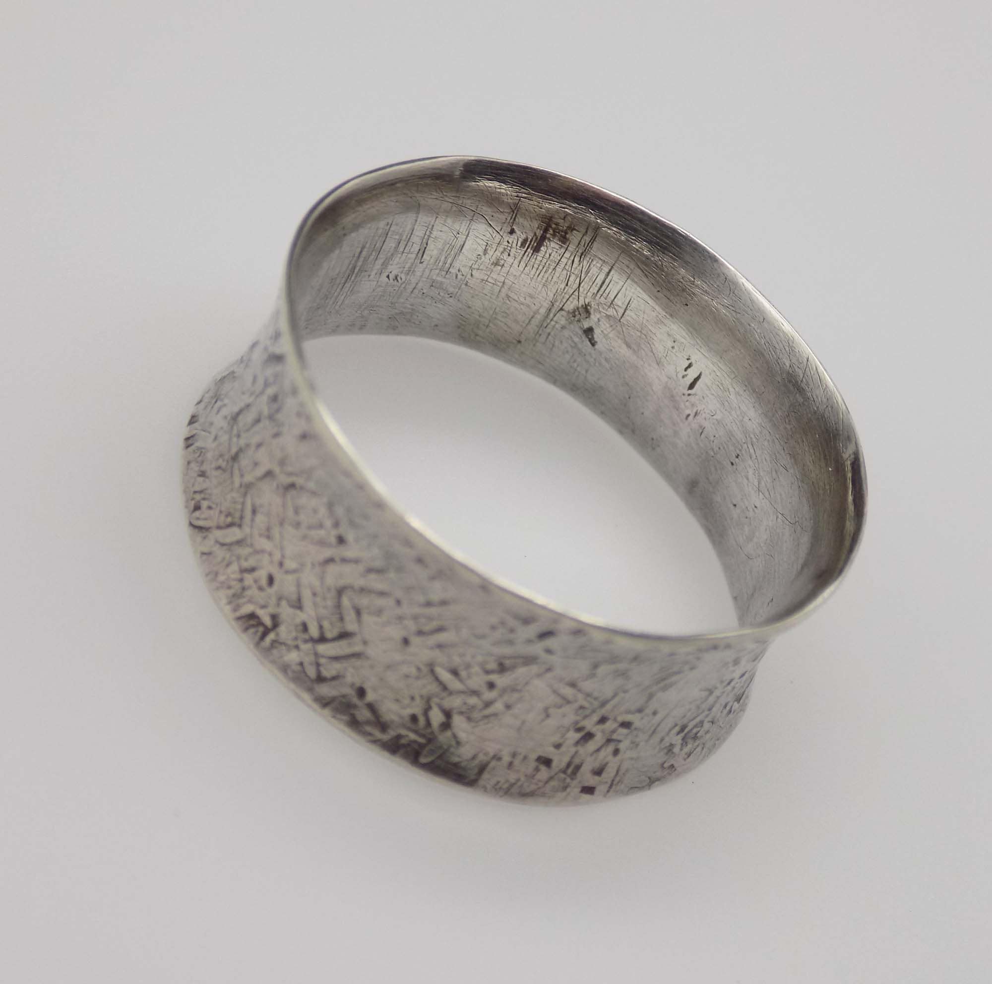 Iris Ring Textured Anticlastic Sterling Silver Size 8 - Etsy