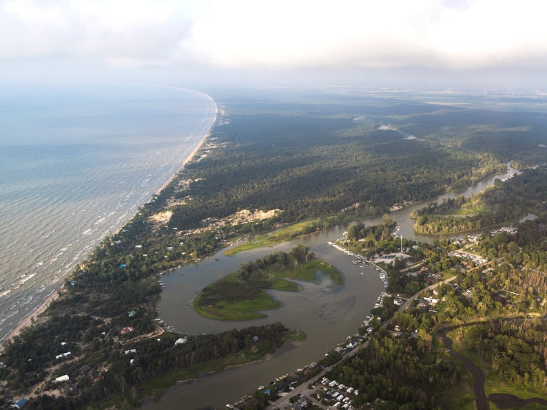 Port Franks Ausable River Lake Huron, Digital Download, Port Franks ...