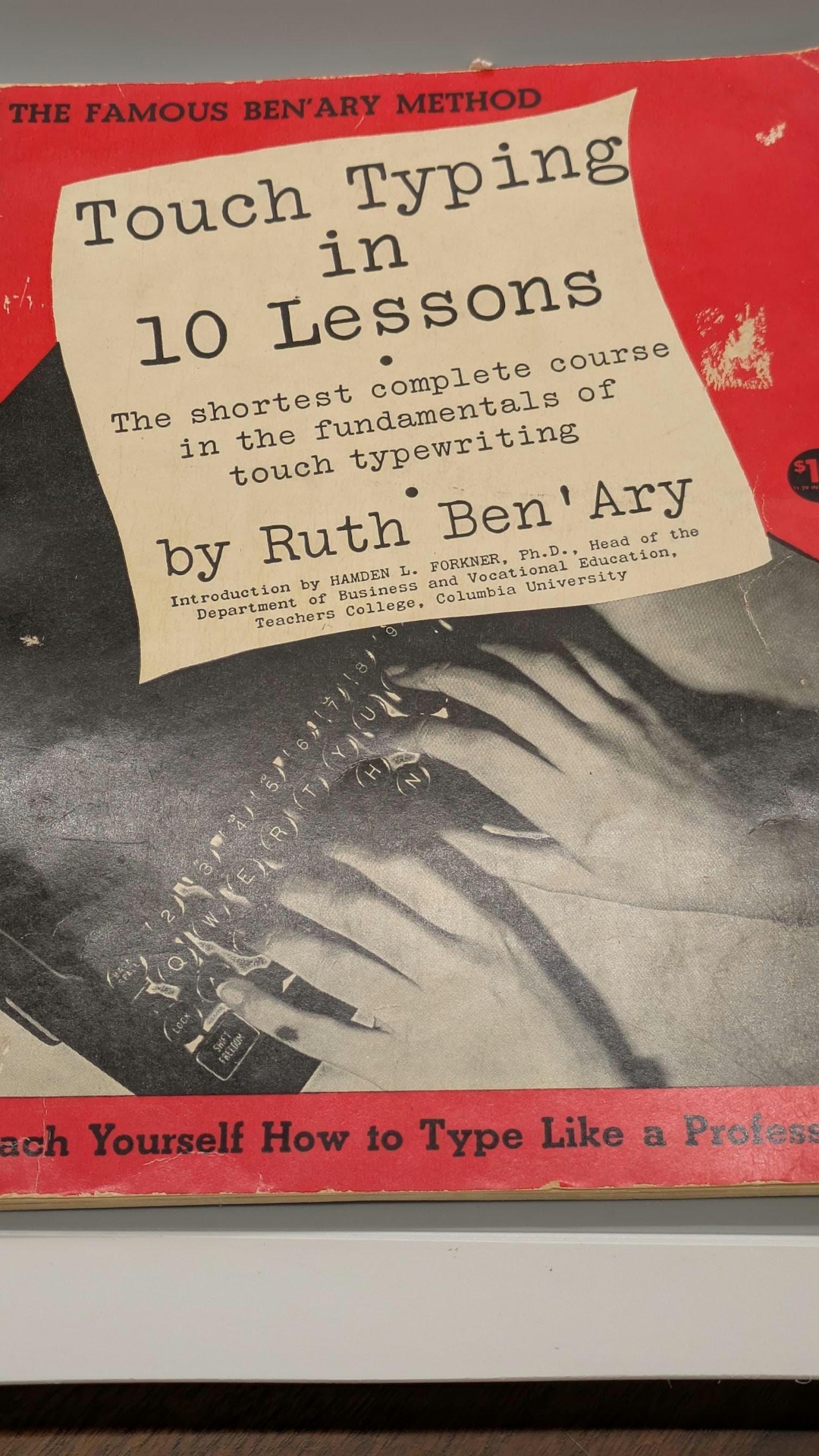 Vintage Touch Typing in 10 Lessons Copyright 1945 - Etsy
